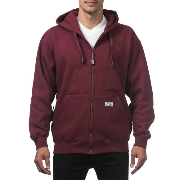 Pro Club | Sweaters | Pro Club Mens Heavyweight Full Zip Fleece Hoodie ...
